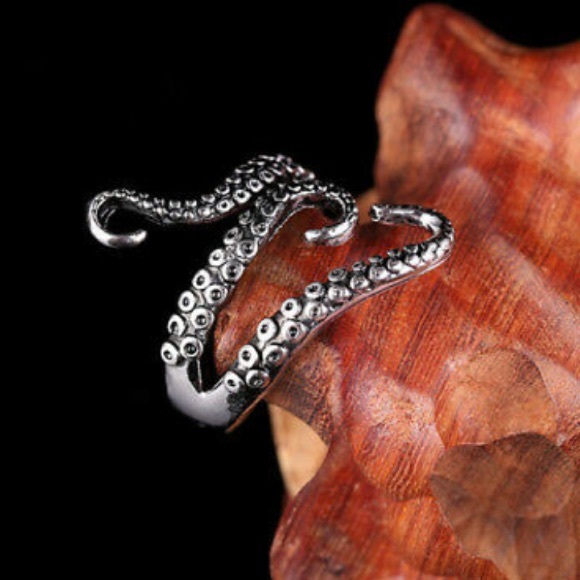 Jewelry | Gorgeous Adjustable Octopus Titanium Open Ring | Poshmark